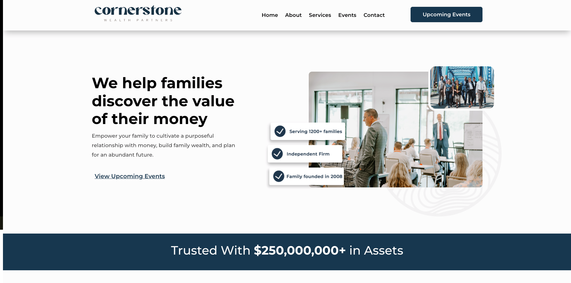 Financial Coaching & Advising | Cornerstone Wealth Partners