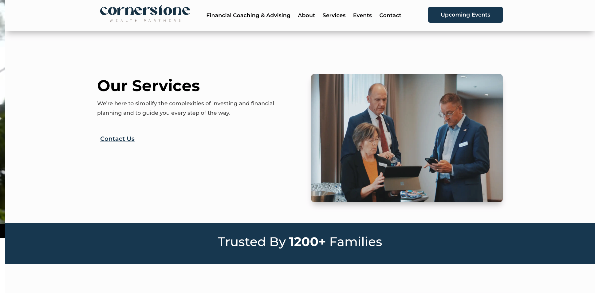 Services | Cornerstone Wealth Partners